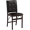 Amazon.com: Meco STAKMORE Parson’s Folding Chair Espresso Bonded ...