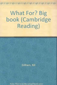 Amazon.com: What For? Big book (Cambridge Reading): 9780521634595 ...