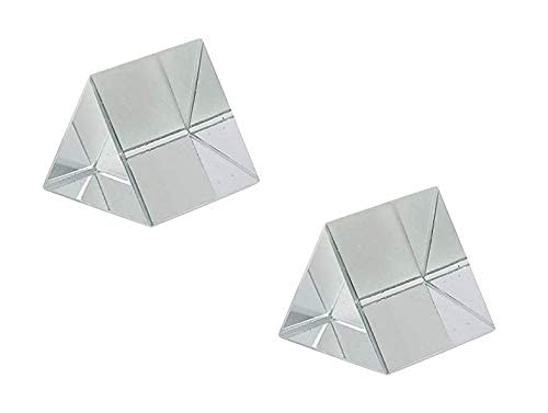 Buy ESPtronics 2 Pcs 38 mm Glass Prism Optical Equilateral (38 x 38mm ...