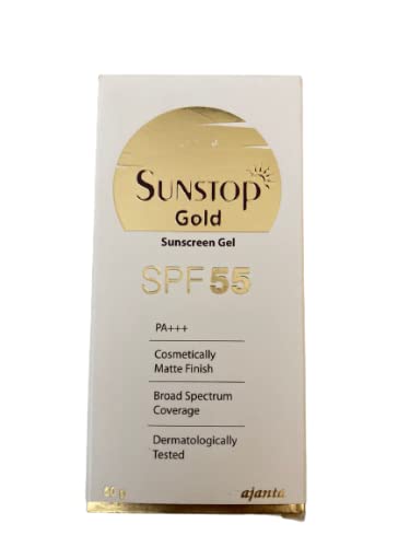 SUNSTOP GOLD SUNSCREEN GEL SPF 55 : Amazon.in: Beauty
