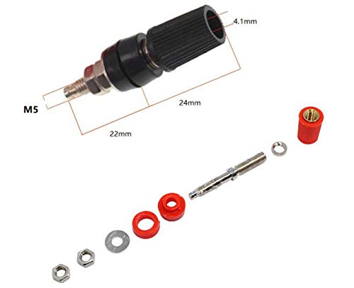 Snapklik.com : NOYITO M5 Pure Copper Terminal Binding Post High Current ...
