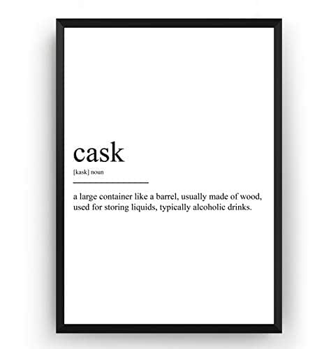 Amazon.com: Cask Definition Print - Dictionary Decor Pub Poster Barrel ...