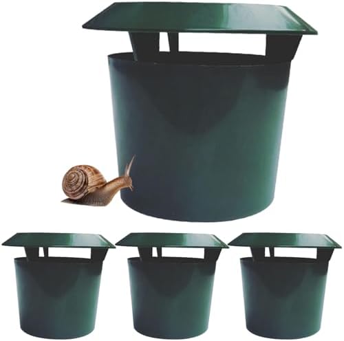 BQSHX Beer Traps for Snails and Slugs, Slug Traps for Garden,Eco ...