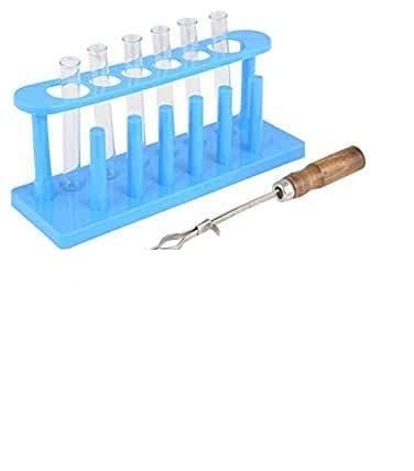 E Care Borosilicate Glass Test Tube 15X125MM with Test Tube Stand ...