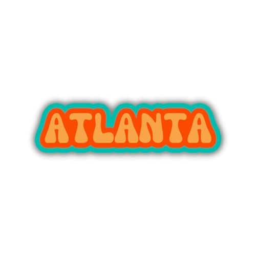 Amazon.com: Atlanta Travel Sticker, Multiple Colors, Vinyl Laptop Water ...
