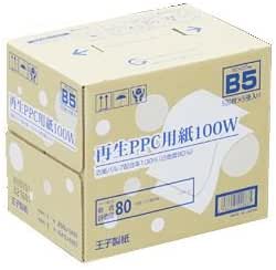 Amazon | (業務用セット) 王子製紙 再生PPC用紙100W B5(箱) 1箱(500枚×5冊) 【×2セット】 | コピー用紙 | 文房具・オフィス用品