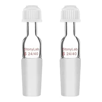 stonylab Thermometer Inlet Adapter with 24/40 Inner Joint, 80mm Height ...