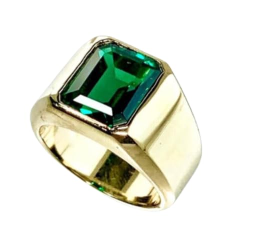 Buy STONE GEMS GALLERY Unheated Untreated Lab Certified Panna Ring ...