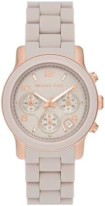 Michael Kors Women's Chronograph Quartz Watch with Stainless Steel ...