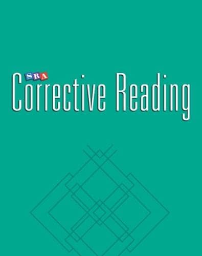 Amazon.co.jp: Corrective Reading Comprehension Level C, Teacher Guide ...