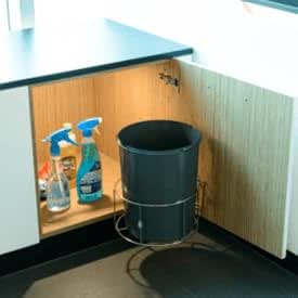 Shutter Bin Holder, For Under-Cabinet Storage Solution, Stainless Steel ...