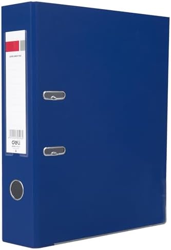 DELI E39596 Lever Arch File - Blue, Durable, A4 Size, Ideal for ...