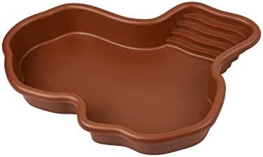 Flushbay Extra Large Reptile Bathing Pool Reptile Feeding Dish Water ...