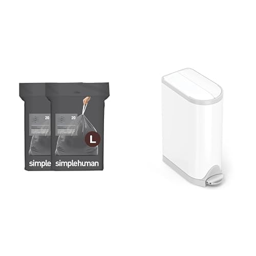 Amazon.com: simplehuman Diaper Can with Code L Liner Refill (40 Count ...