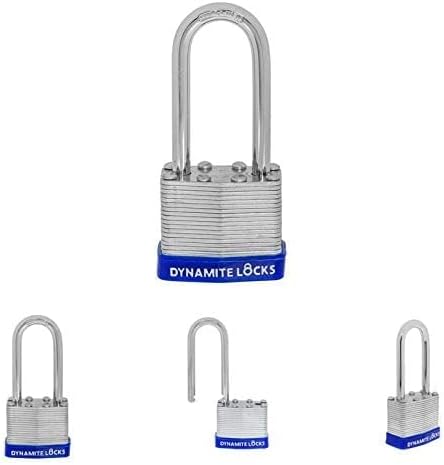 Set of 500, 40 mm Laminated Steel Padlocks Keyed Alike Long Deep ...