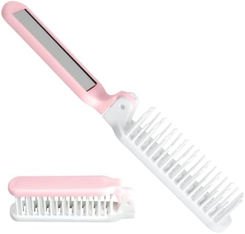 Amazon.com : LLMSIX Travel Folding Hair Comb, Mini Hair Comb with ...