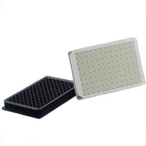 Greiner Bio-One 655086 Black Polystyrene CELLSTAR Microplate with Lid ...