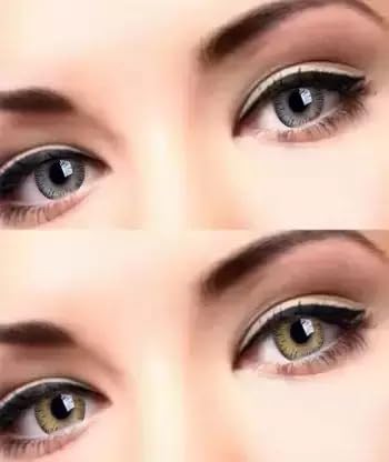 Buy CLEANADO Best Gray, Hazel Color Contact Lens For Your Best Eye ...