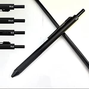 Levin 4 in 1 Multifunction Pen with Metal Cased 0.5mm Mechanical Pencil ...