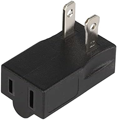 Amazon.com: Polarized 2-Prong L Type Adapter, Vertical Right Angled ...