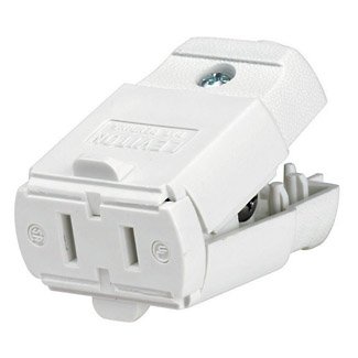 Leviton L02-102-WP Residential Grade Straight Blade Polarized Connector ...