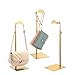 Amazon.com: KDYZS+ Purse Display Stand, 3 Pack Gold Purse Display Rack ...