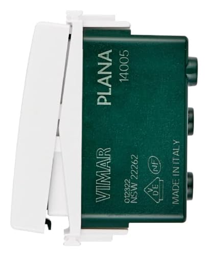 VIMAR Plana Series Switch 1 Pole 16 AX White – BigaMart