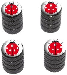 Amazon.com: Bumble Bee - Tire Rim Wheel Valve Stem Caps - Black ...
