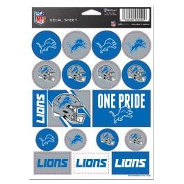 Amazon.com: Detroit Lions Vinyl Sticker Sheet 5" x 7" : Sports & Outdoors