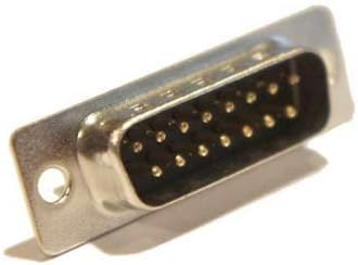 Amazon.com: Tipo macho DB15 DB 15 DB-15 Pin serial del adaptador del ...