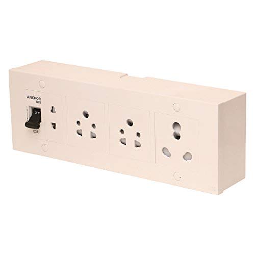 Mr. BAHUL Power Strip Extension Multi Outlet Board Fitted with Anchor ...