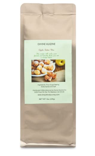 Amazon.com: Divine Kuizine Apple Fritter Mix| All Natural Fritter mix ...