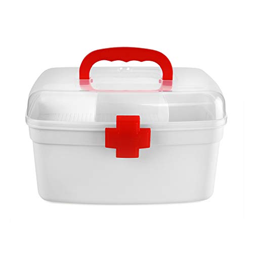 Cello Medico First Aid Box Plastic, Rectangular Medicine Box, Medical ...