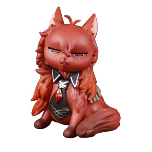 Snapklik.com : RZAHUAHU Diluc Cat Figure 4.3IN Anime Game Figurine ...