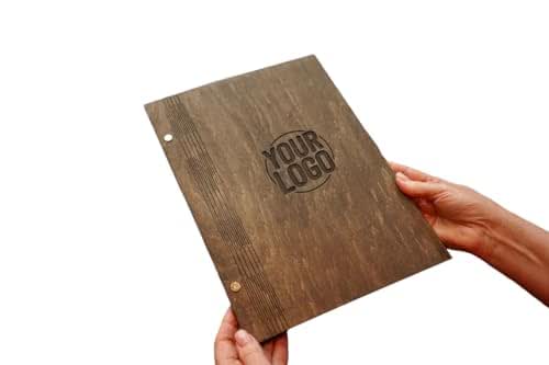 Amazon.com: Personalized Wooden Menu Holder, Engraved Wooden Menu ...