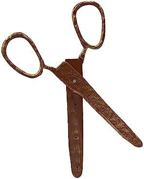 Amazon.com: Halloween Giant Scissors Prop Fake Scissors Rusty Red Large ...