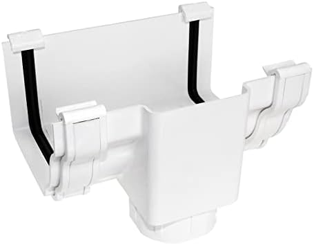 White Running Outlet for Marley Classic Ogee Gutter of Ultraframe ...