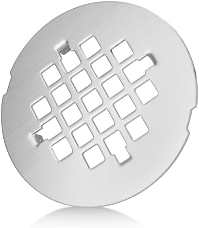 LXLOTUS 4 ¼” Brushed Nickel Snap-in Shower Drain Cover - Stainless ...