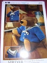 Sirdar Heritage Bear Collection Knitting Pattern 3076: Teddy Bear in ...