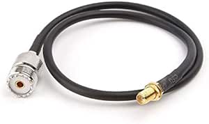 Amazon.com: SMA Female To UHF SO239 PL259 Female RG58 Pigtail Cable RF Coaxial Assembly Cabl ...