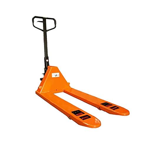 送料無料 ハンドリフト 幅約550mm フォーク長さ約1140mm 約2t 約2.0t 約2000kg 青 油圧式 ダブルローラー ハンドパレット ハンドリフター｜店舗用品