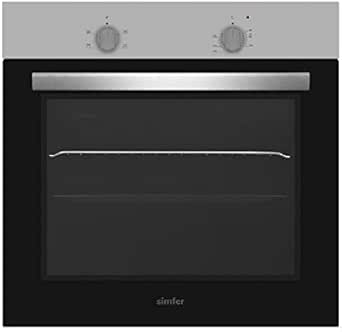 Simfer FO60S 60cm Built-In Electric Single Oven - Silver : Amazon.co.uk ...