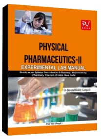 Amazon.in: Buy EXPERIMENTAL LAB MANUAL (PHYSICAL PHARMACEUTICS II) For B.pharm 4th Sem By DR ...