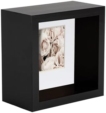 Nicola Spring 6 x 6 3D Shadow Deep Box Photo Frame - Craft Display ...