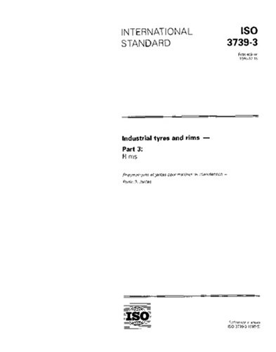 ISO 3739-3:1995, Industrial tyres and rims - Part 3: Rims : Amazon.in ...