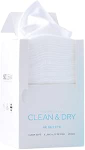 ISOCLEAN Face Towel - Box of 60 Make Up Remover Wipes, Disposable ...
