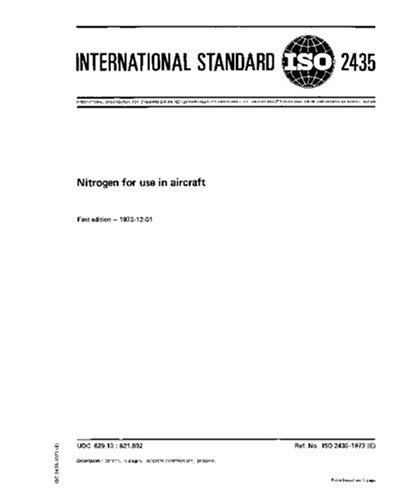 ISO 2435:1973, Nitrogen for use in aircraft: International Organization ...