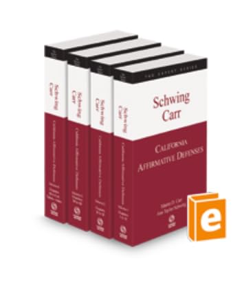 California Affirmative Defenses, 2023 ed. (The Expert Series): Martin D ...