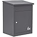 Wall Mounted Smart Parcel Drop Box Dark Grey for Secure Multiple ...