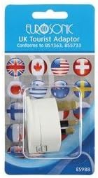 EUROSONIC UK Tourist Adapter Conforms To BS1363 BS5733: Amazon.co.uk